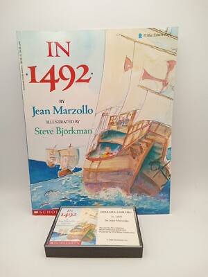 IN 1492 by Jean Marzollo Audiotape & Book Used 9780590444149| eBay