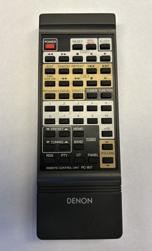 DENON RC-807 Remote DD-11320 | eBay