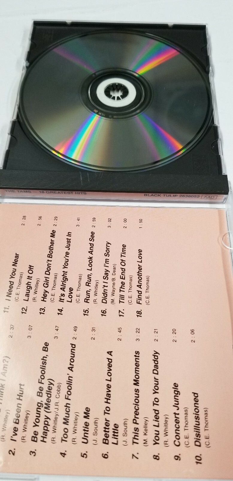 THE TAMS * 18 GREATEST HITS * CD ALBUM 1988 FUNK SOUL | eBay