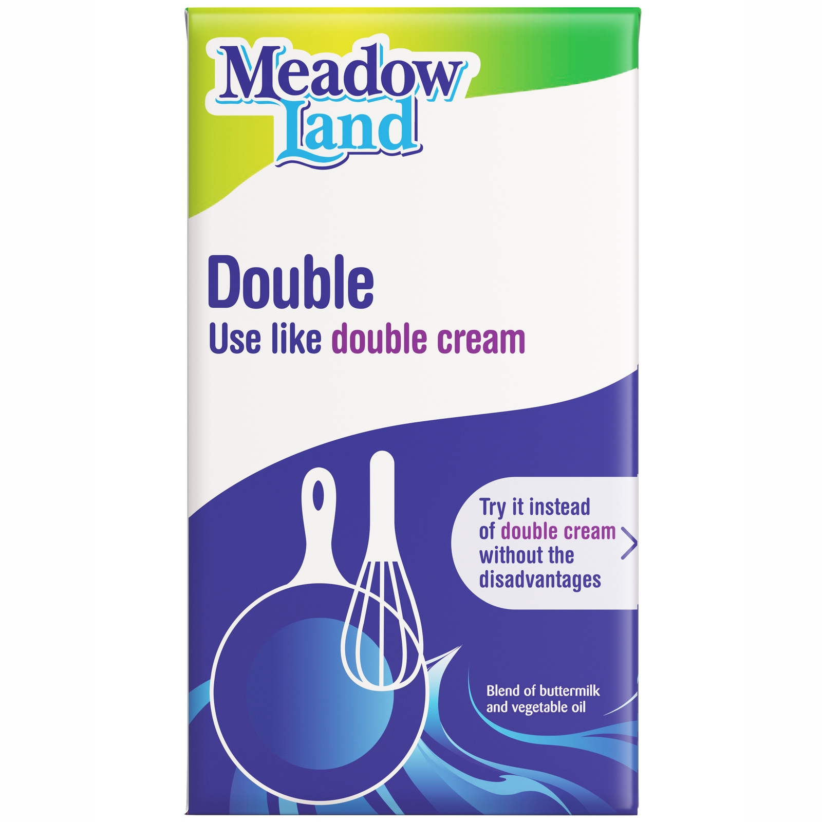 Meadowland UHT Double Cream Alternative | 1x1ltr | Free Delivery | eBay UK