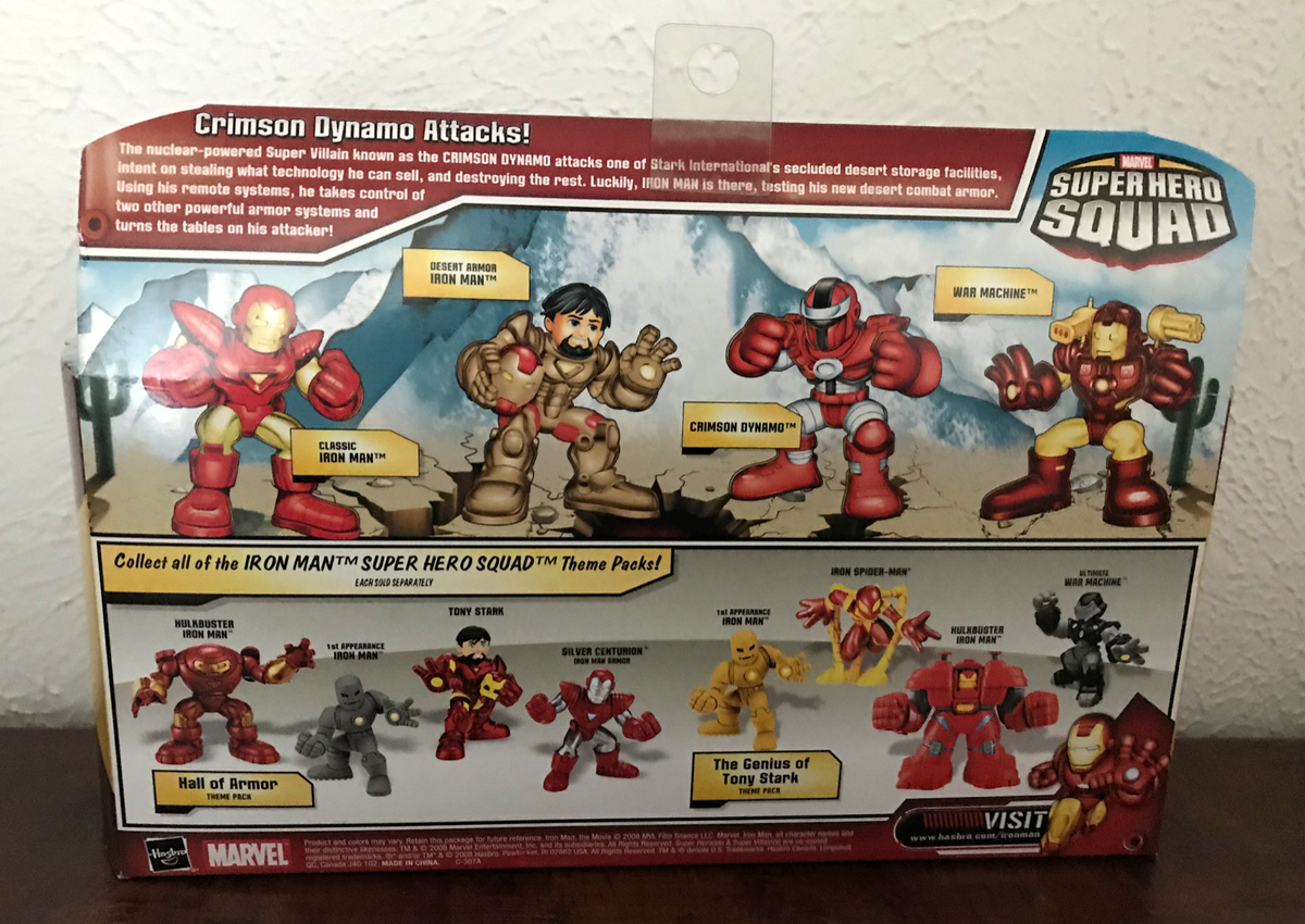 Marvel Super Hero Squad Crimson Dynamo Iron Man Superhero Squad