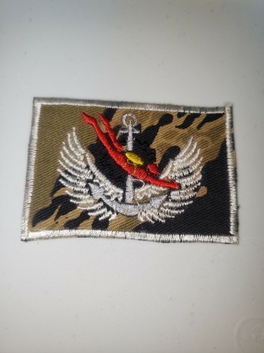 K0078 RVN South Vietnam Navy Frogmen SEAL Tiger Stripe Camo cap emblem ...