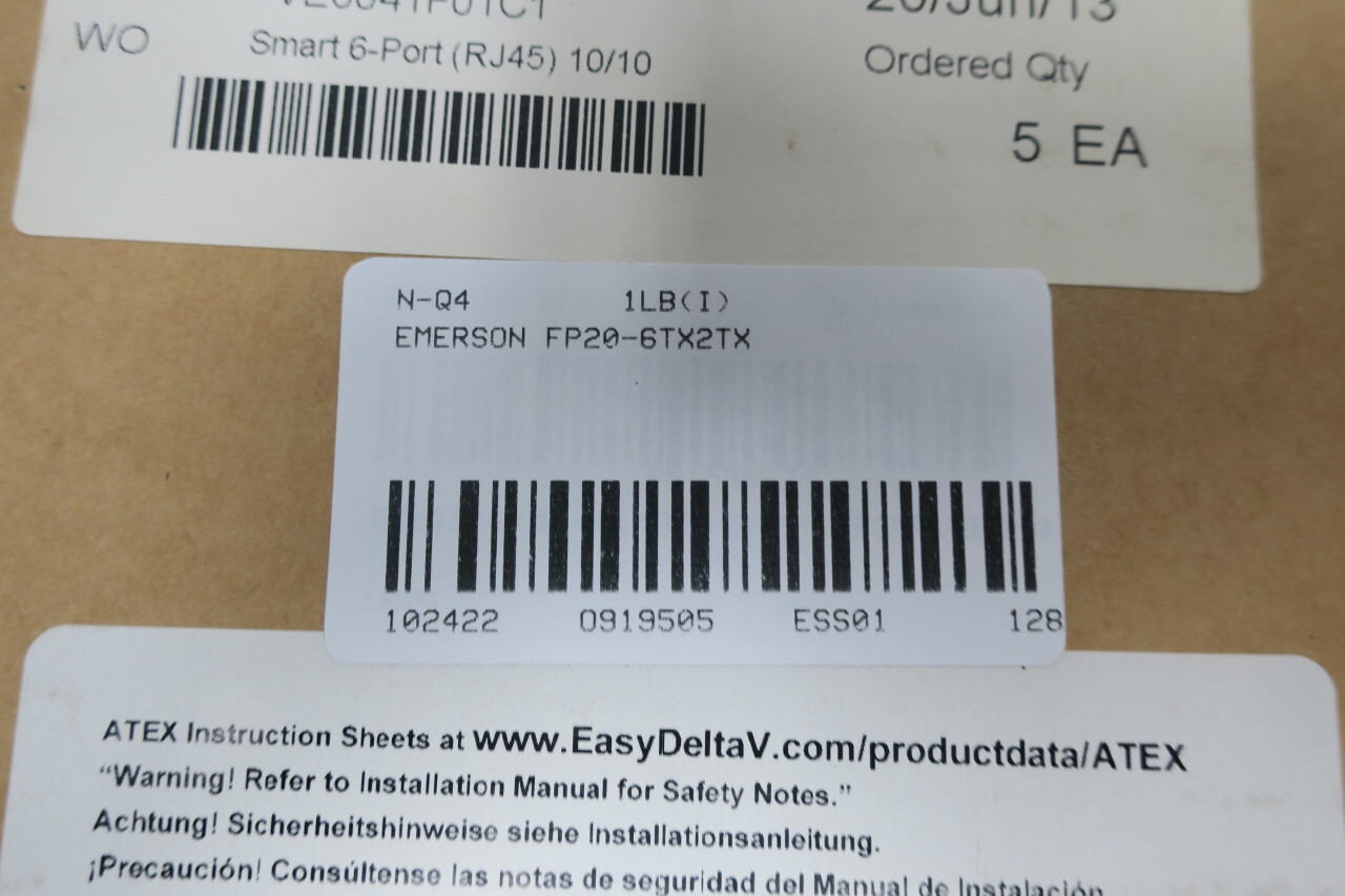 EMERSON FP20 FP20-6TX2TX NETWORK SWITCH for sale online | eBay