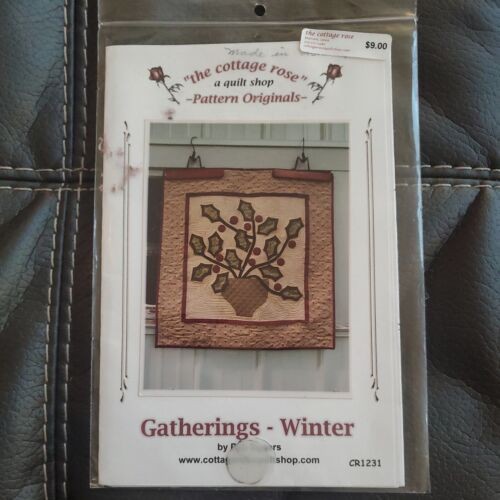 The Cottage Rose Deb Eggers Quilt Pattern Gatherings Winter Applique ...