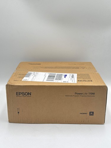 Epson V11H98502 PowerLite 119W WXGA 3LCD Classroom Projector 2X HDMI ...