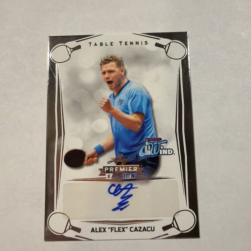 2025 Leaf Premier Edition Table Tennis Alex Flex Cazacu Ba-Aci Auto | eBay