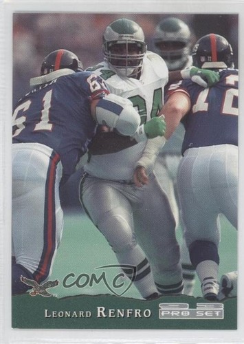 1993 Pro Set Leonard Renfro #337 Rookie RC | eBay