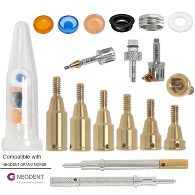 Overdenture Locator Abutment Male caps Inserts Tool for NEODENT GRAND ...