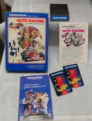 * Vintage - Mattel INTELLIVISION Video Game - AUTO RACING - READ ...