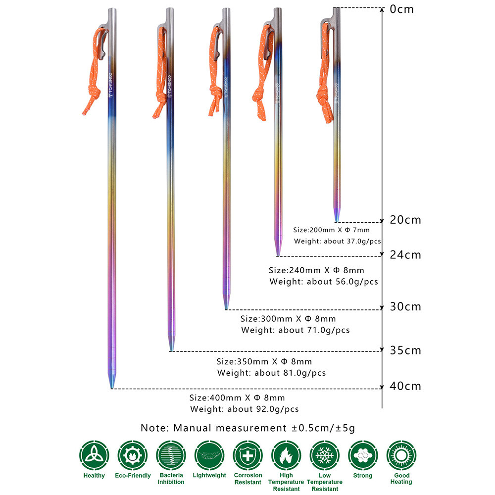 Alloy Ground Nail Tent Nail Camping Canopy Accessories O4O4 | eBay ...