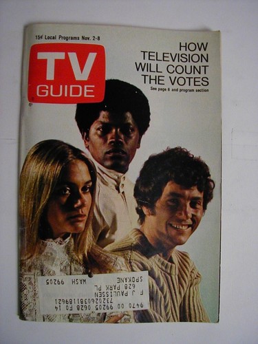 E. Wash. Nov 2 1968 TV Guide MOD SQUAD Peggy Lipton OUTSIDER McGavin ...