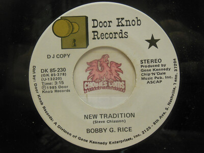 Rare! Bobby G. Rice - New Tradition / Those Words I Never Heard, 45 RPM ...
