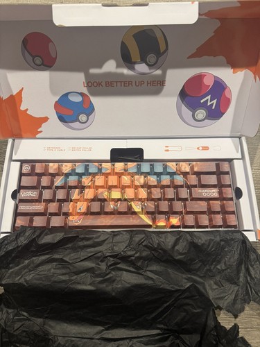 Pokémon Higround BaseCamp 65 Keyboard Charizard IN HAND - NEW | eBay