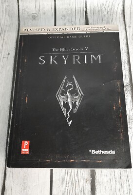 Elder Scrolls V Skyrim Prima Official Game Guide Paperback with Map | eBay