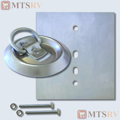 Brophy RR8K 800 lb. Zinc Tie-Down w/Hardware - SINGLE - Circular ...
