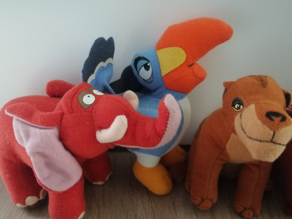 Lion King McDonald's Plush Toys 1999 Zazu, Nala, Timone, Pumba And ...