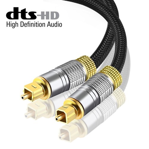 Dolby 7.1 Digital Toslink Optical Audio Cable Coaxial SPDIF Cable Fiber Cable | eBay