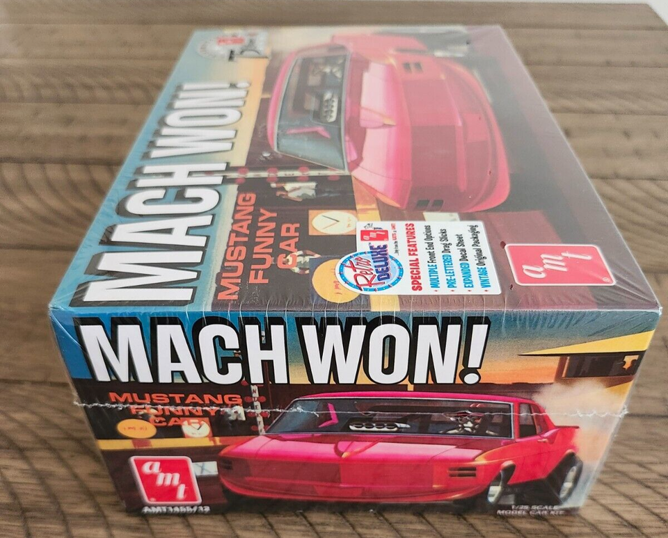 1970 Ford Mustang Funny Car MACH WON! AMT Model Car Kit 1/25 Scale New ...