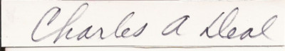 Charles Deal signed cut. Dead Ball era outfielder d.1979 | eBay