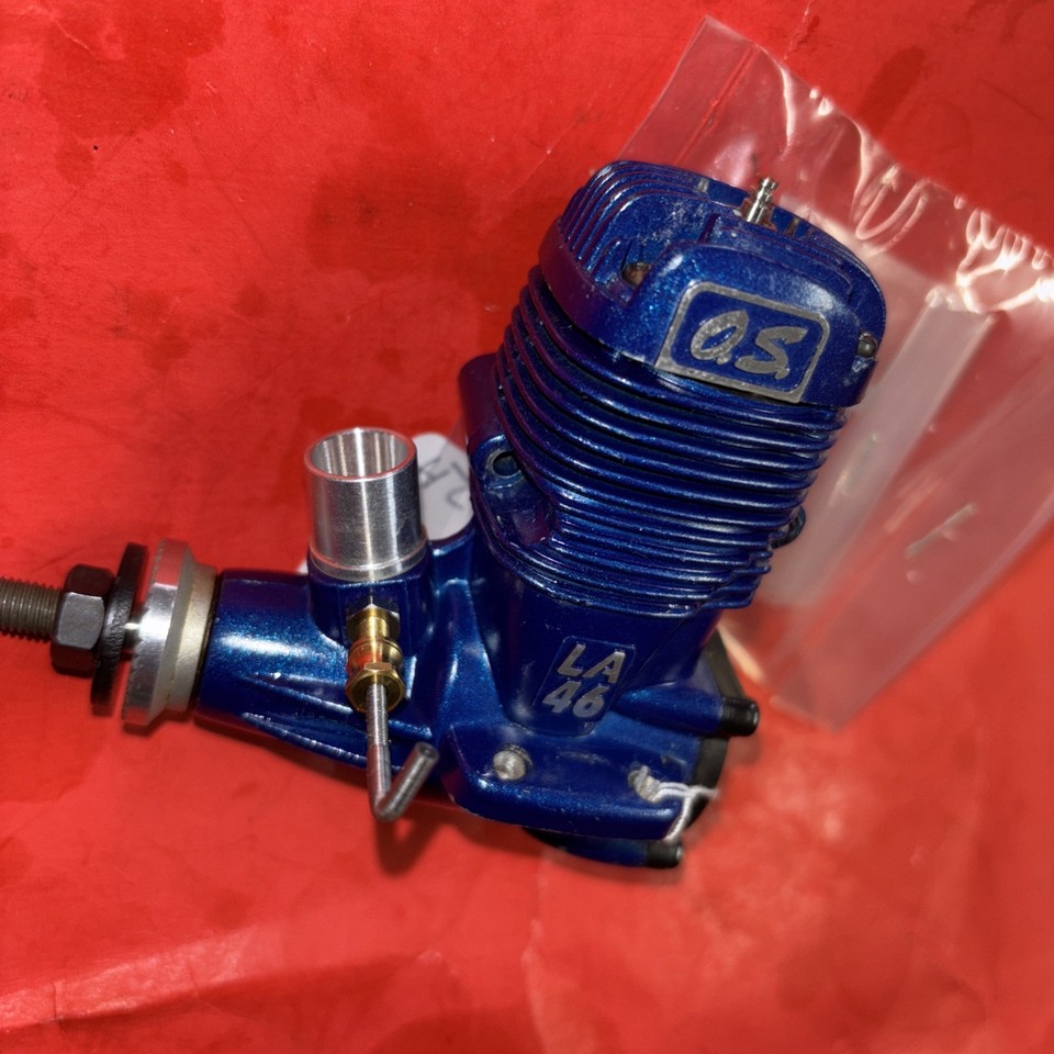 OS LA 46 C/L ENGINE EXCELLENT COMPLETE WITH T-MUFFLER #02A | eBay