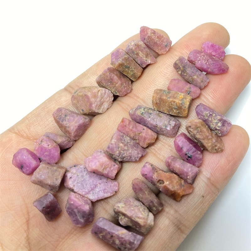 59g Natural Red Corundum Ruby Crystal Rough Mineral Specimen healing ...