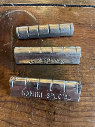 3 vintage resonator guitar slide bars Kamiki Slingerland | eBay