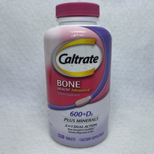 Caltrate Bone Health Advanced 600+D3 Plus Minerals, 320 Tablets EXP 05/ ...