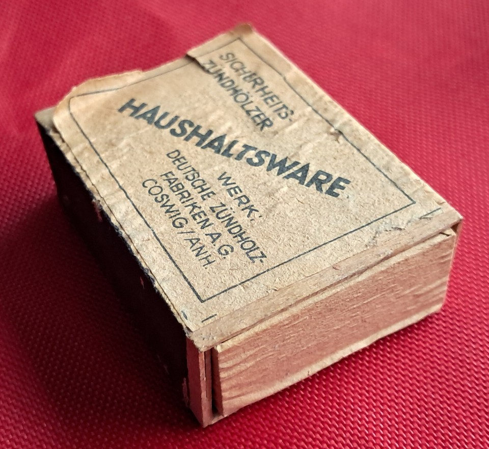 WW2 German original German matches Very Rare War Relic | eBay