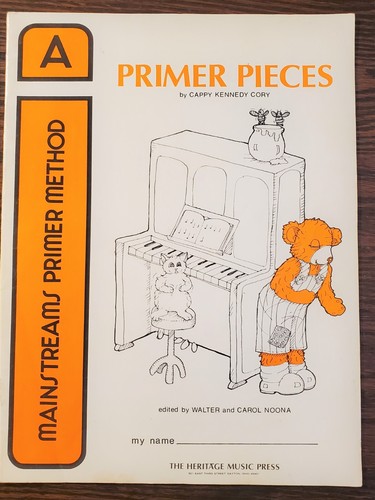 Mainstreams Primer Method-Level A-PRIMER PIECES by Cappy Kennedy Cory ...