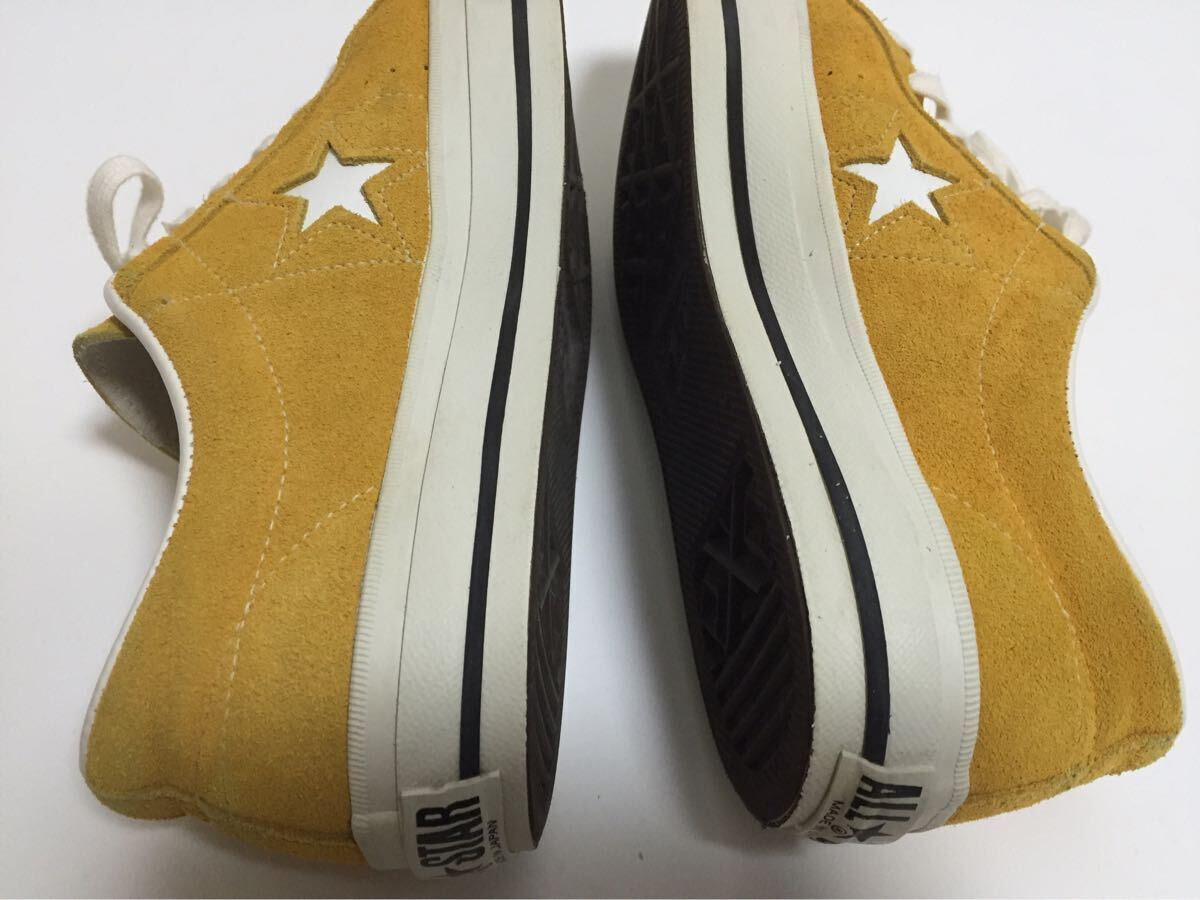 Converse One Star J Suede Color Mustard Yellow Made in Japan without ...
