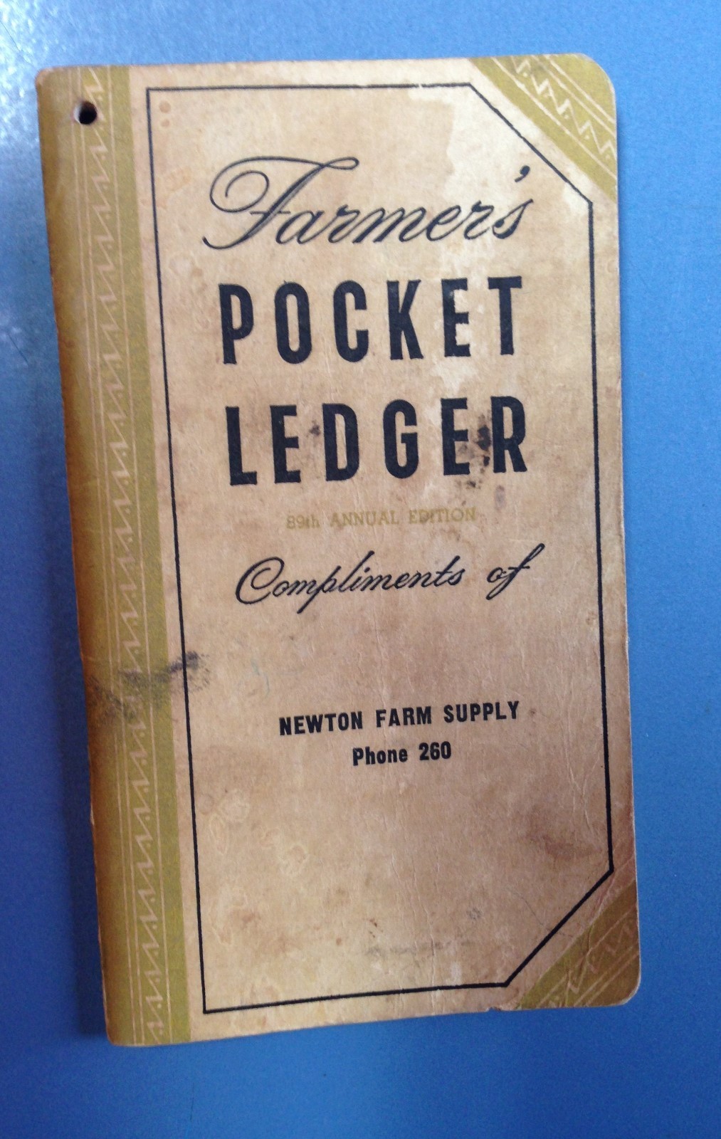 Vintage 1955-56 Farmers Pocket Ledger 89th Ed. By John Deere | eBay