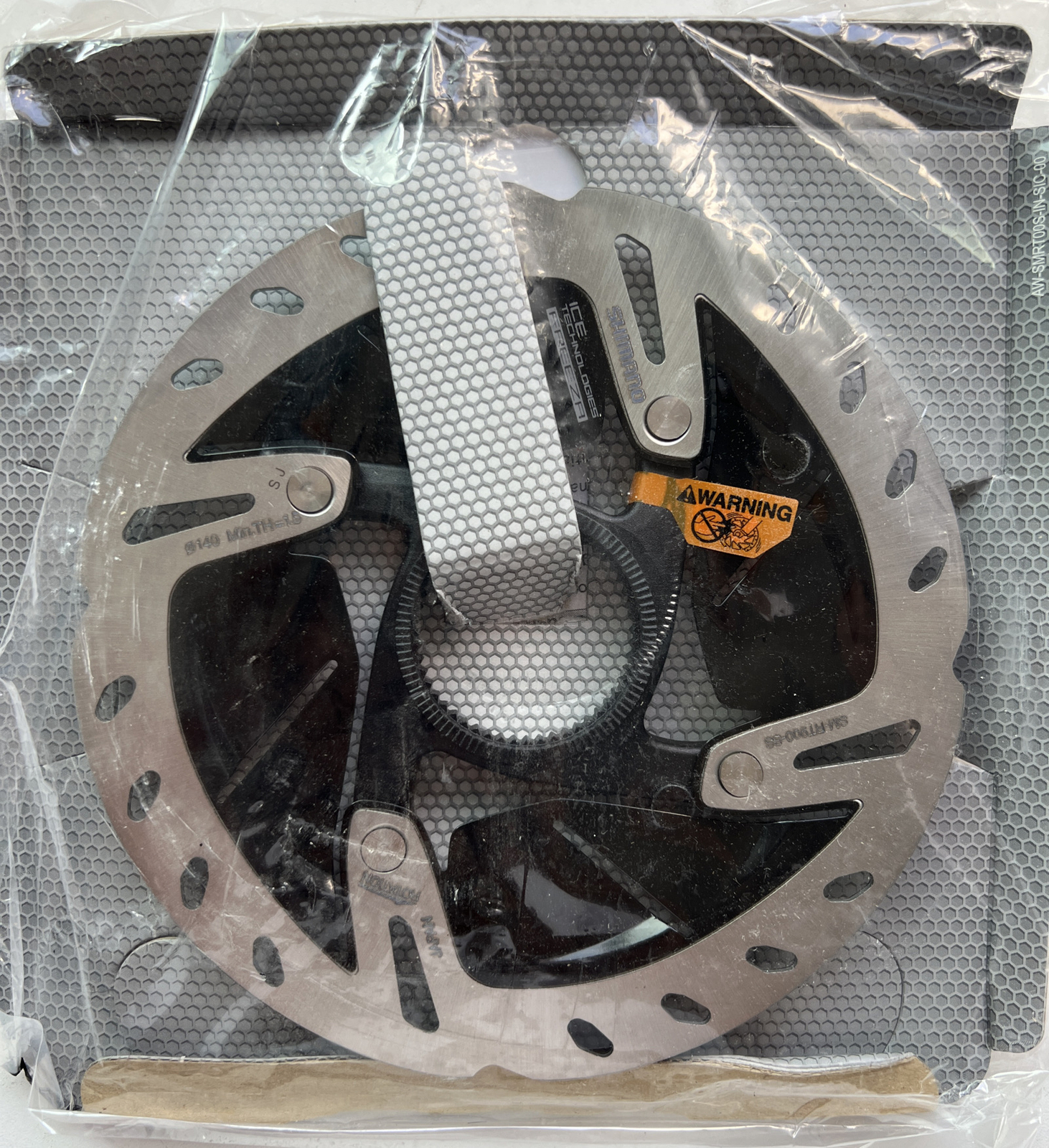 Shimano Dura-ace Disc Brake Rotor Sm-rt900 140mm Centerlock Ice-tech ...