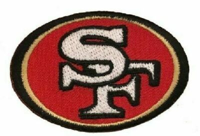 San Francisco 49ers Iron on Patches Embroidered Badge Patch Applique ...