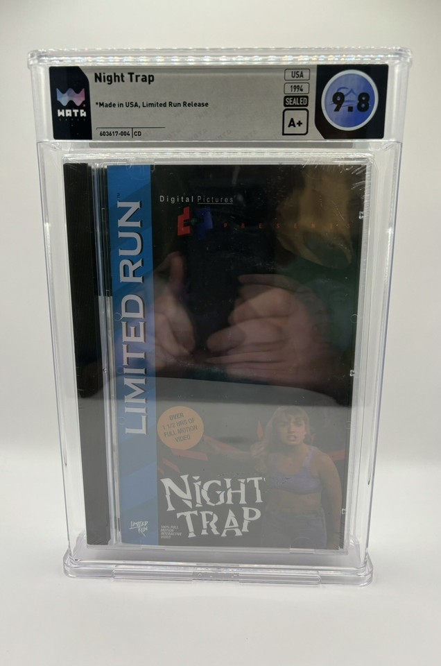 Night Trap (Sega CD, Limited Run) WATA Graded 9.8 Seal A+ Brand New ...