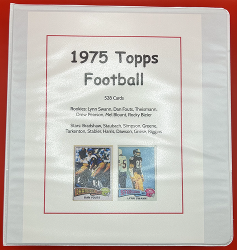 1975 Topps Football Complete Set 528/528 NM-M w/ checklist | eBay