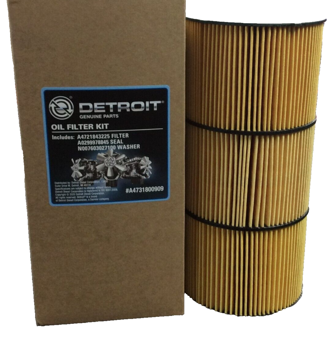 New Detroit Diesel A4731800909 Oil Filter Kit | eBay