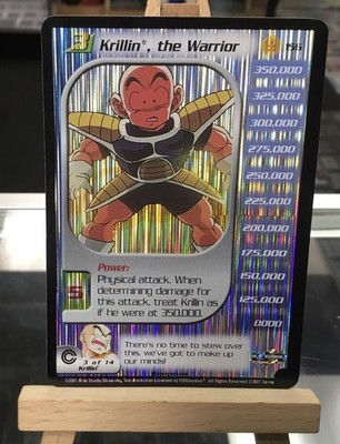 DBZ Dragon Ball Z FOIL UNLIMITED Krillin, The Warrior 156 CCG Trunks ...