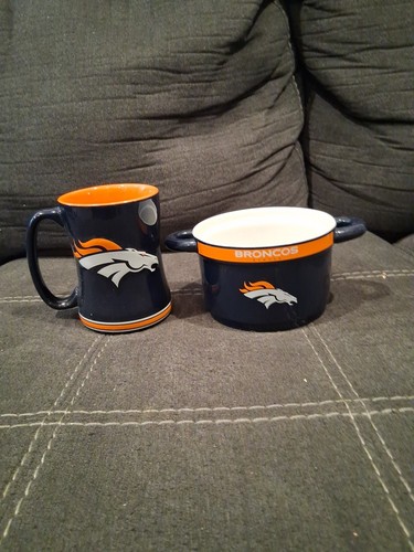Denver Broncos Mug And Bowl Set | eBay