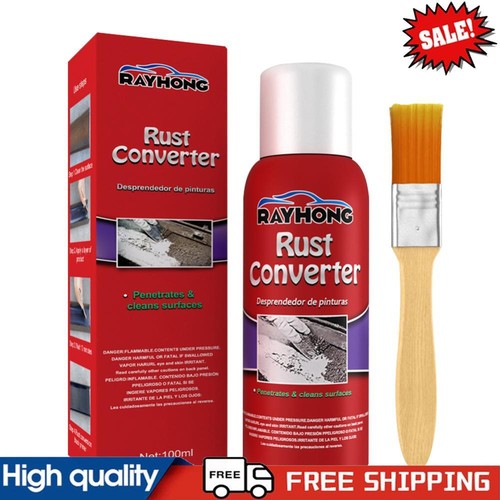 100ml Rust Converter Spray Wheel Chassis Derusting Cleaner Agent Rust ...
