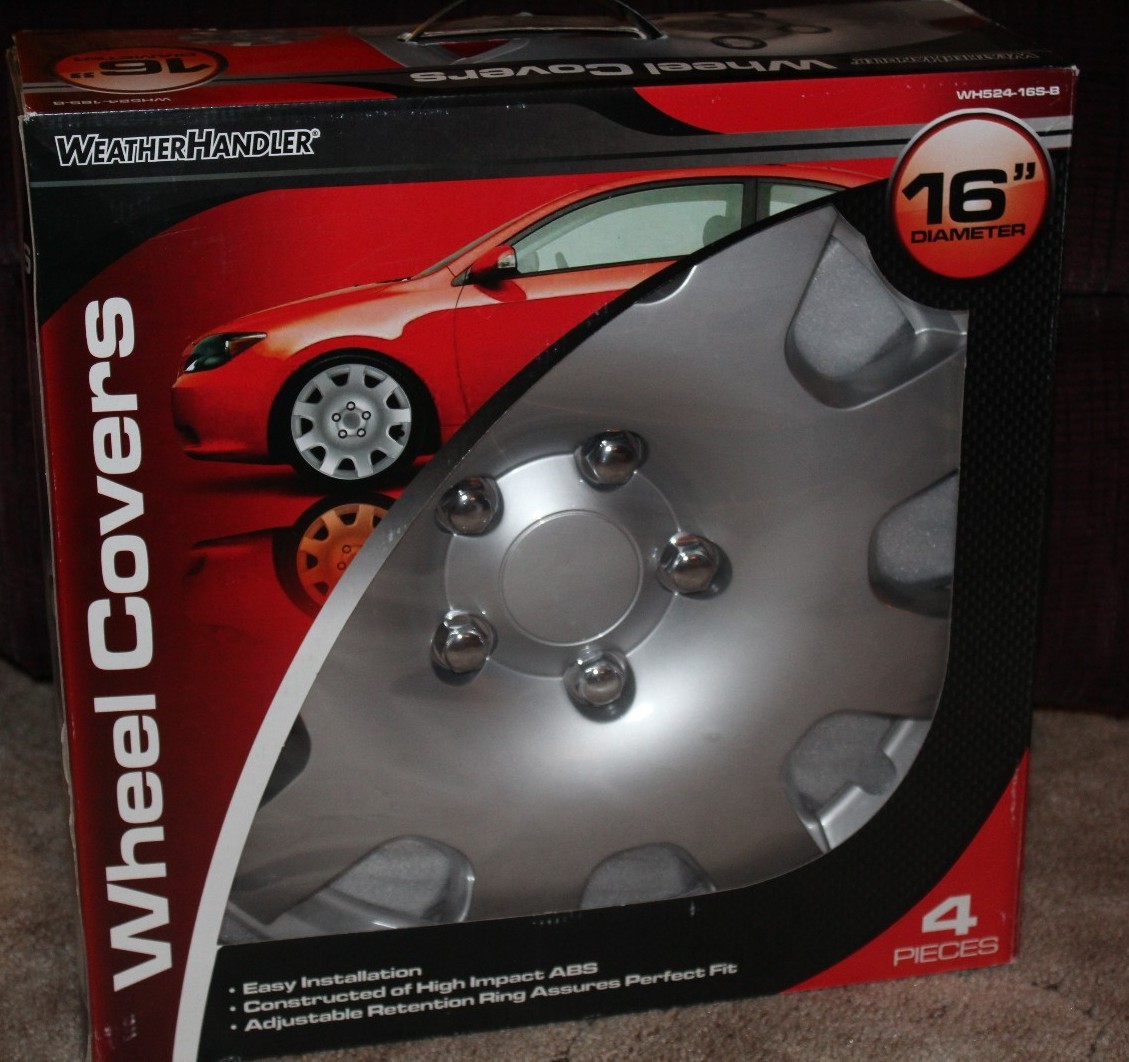 WeatherHandler 16" Diameter Wheel Covers, 4-pieces WH524-16S-B | eBay