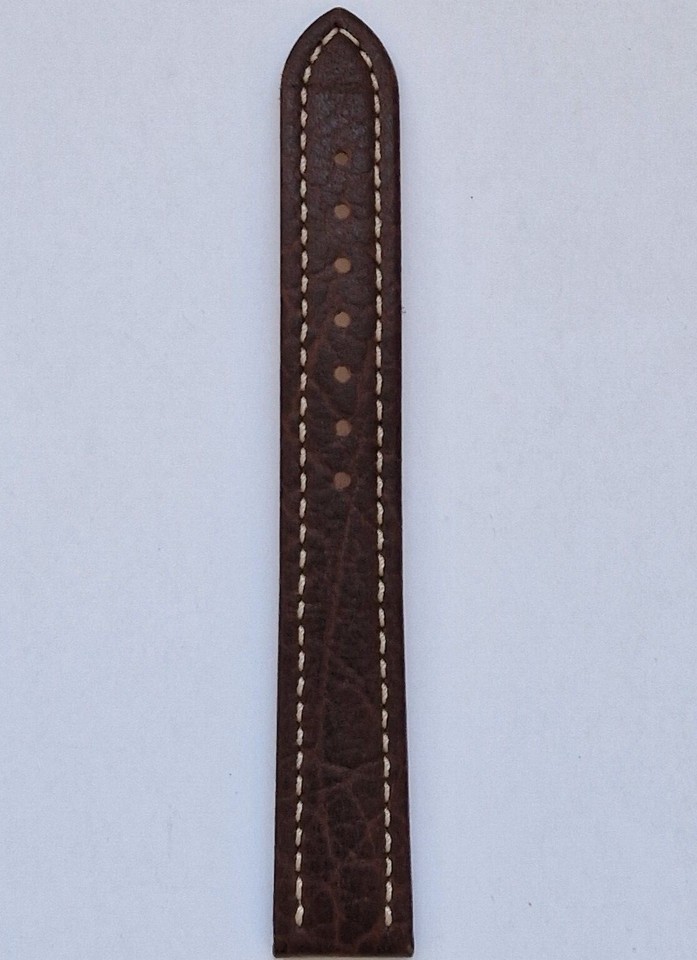 Condor Adria Leather Watch Strap Buffalo Calf 517 Black/Brown White ...