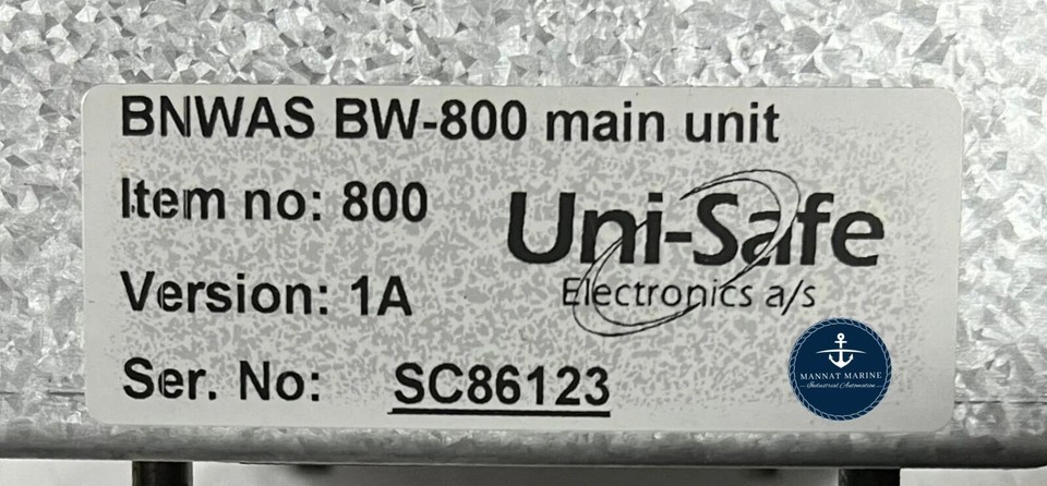 Uni-safe Bnwas Bw-800 Bridge Navigational Watch Alarm System Complete ...