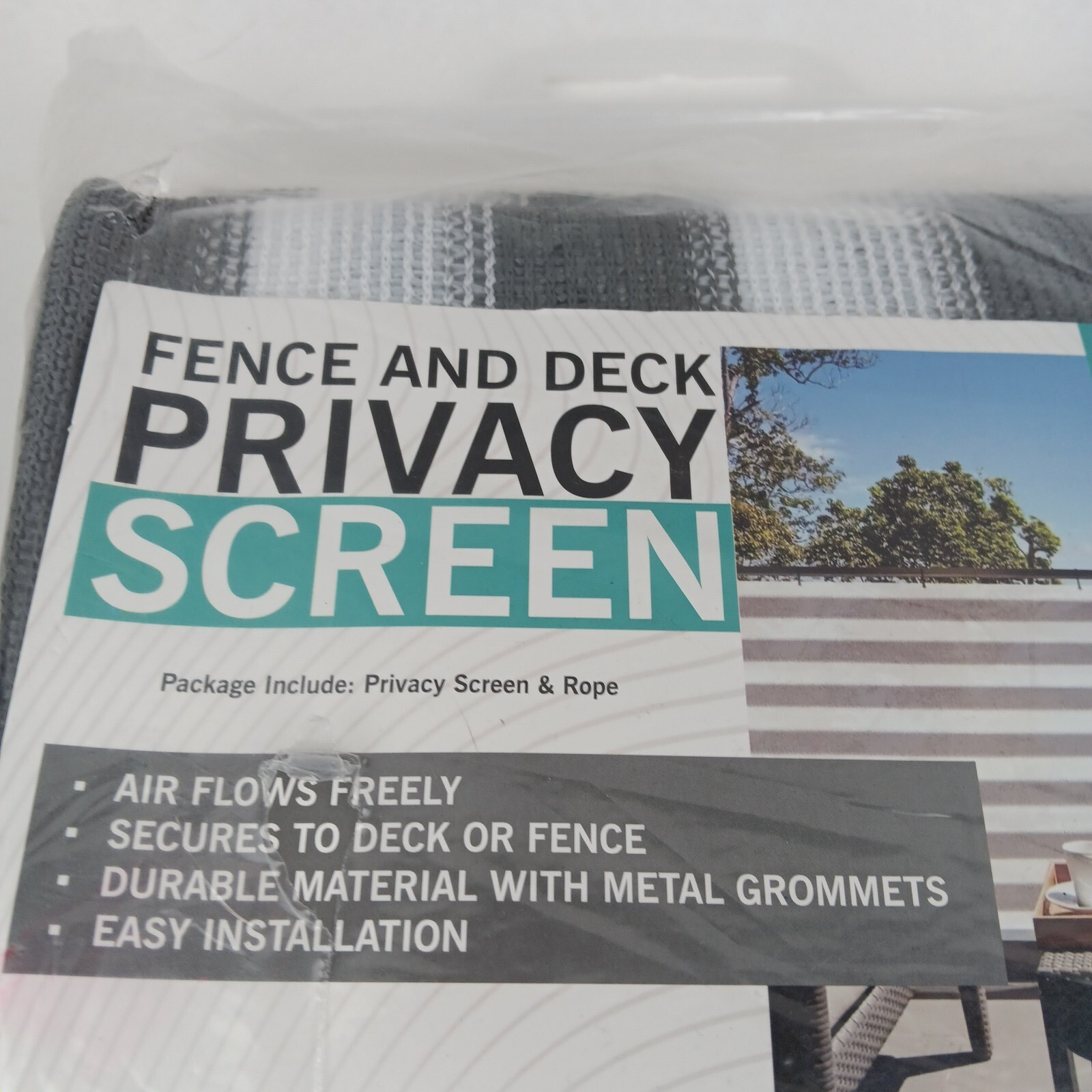 15 x 3 ft. Air Flow Deck & Fence Privacy Screen Model GF063 | eBay