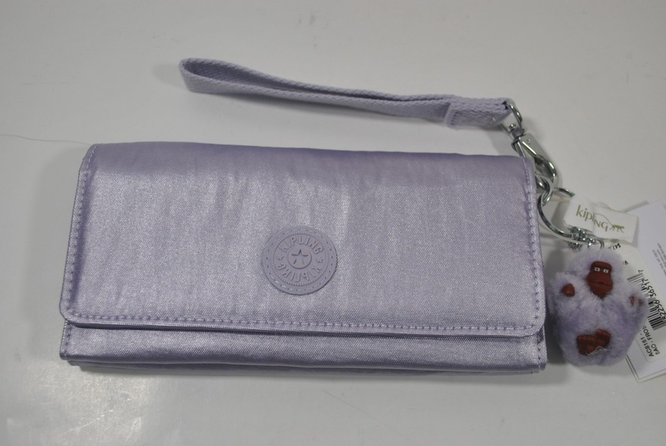 New With Tag Kipling RUBI Large Wallet / Wristlet with Furry Monkey | eBay