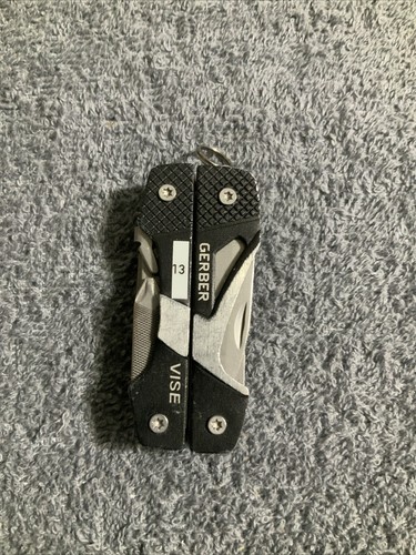 Gerber Vise Black Stainless Steel Mini Multi-Plier 12 Function 7 Tool ...