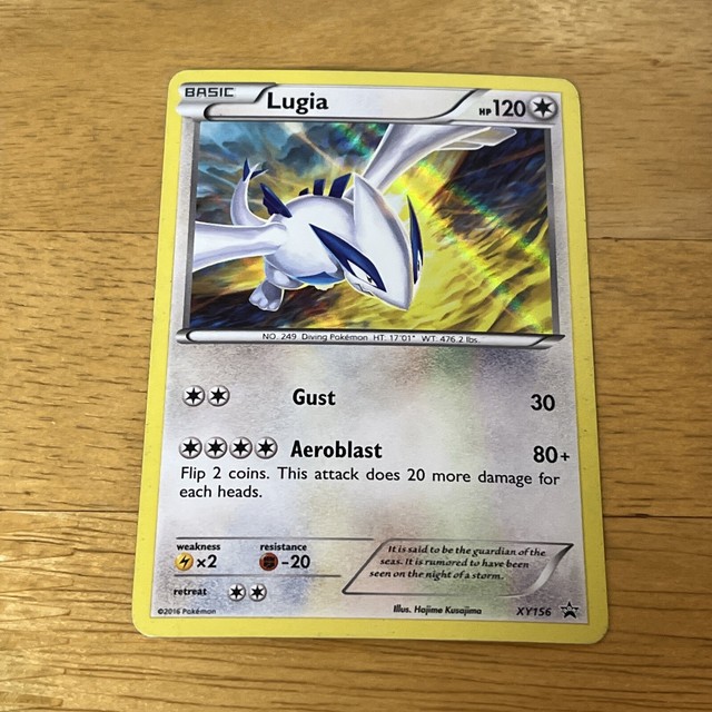Pokémon TCG Lugia XY Black Star Promos XY156 Holo Promo for sale online ...