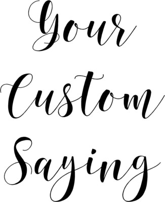 Your Custom Saying Wall Sticker Wall Art Decor Vinyl Lettering Words ...