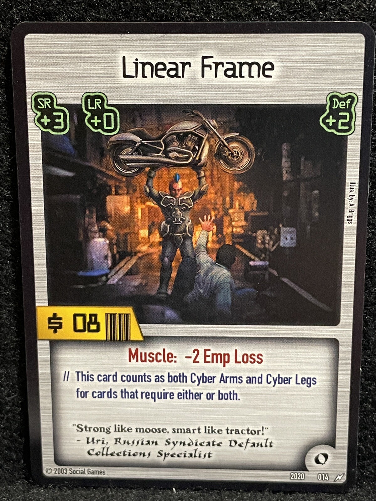 Cyberpunk 2020 CCG - Rare # 15 - Linear Frame | eBay