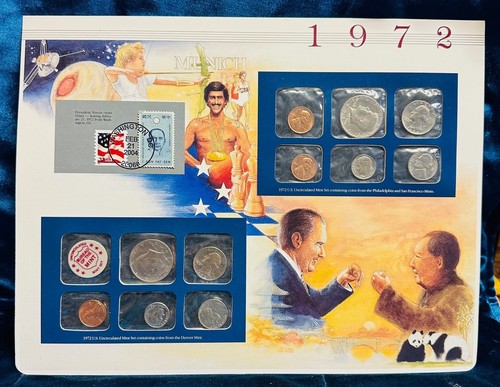 👀 1972 Uncirculated Mint Set Postal Commemorative Society Coins ...