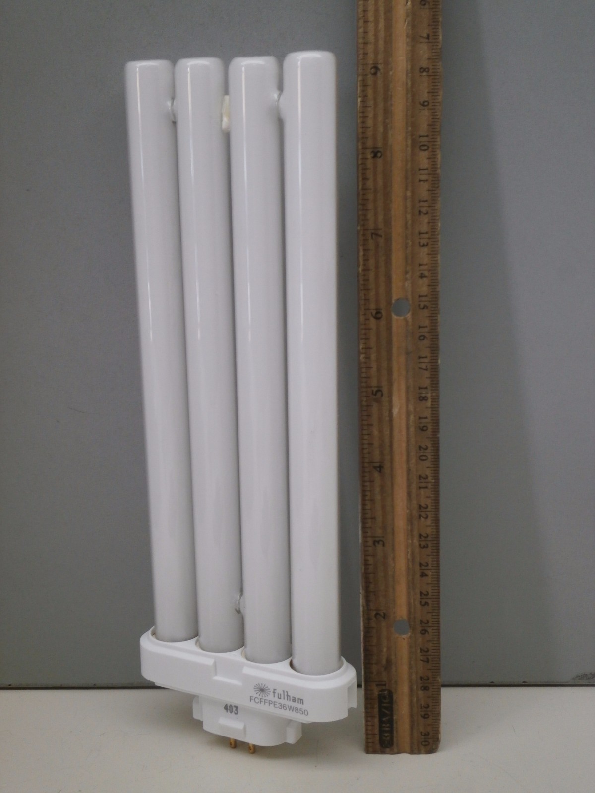 Fulham 36w Quad-tube Fluorescent Lamp Light Bulb 5000k Daylight 4-pin ...